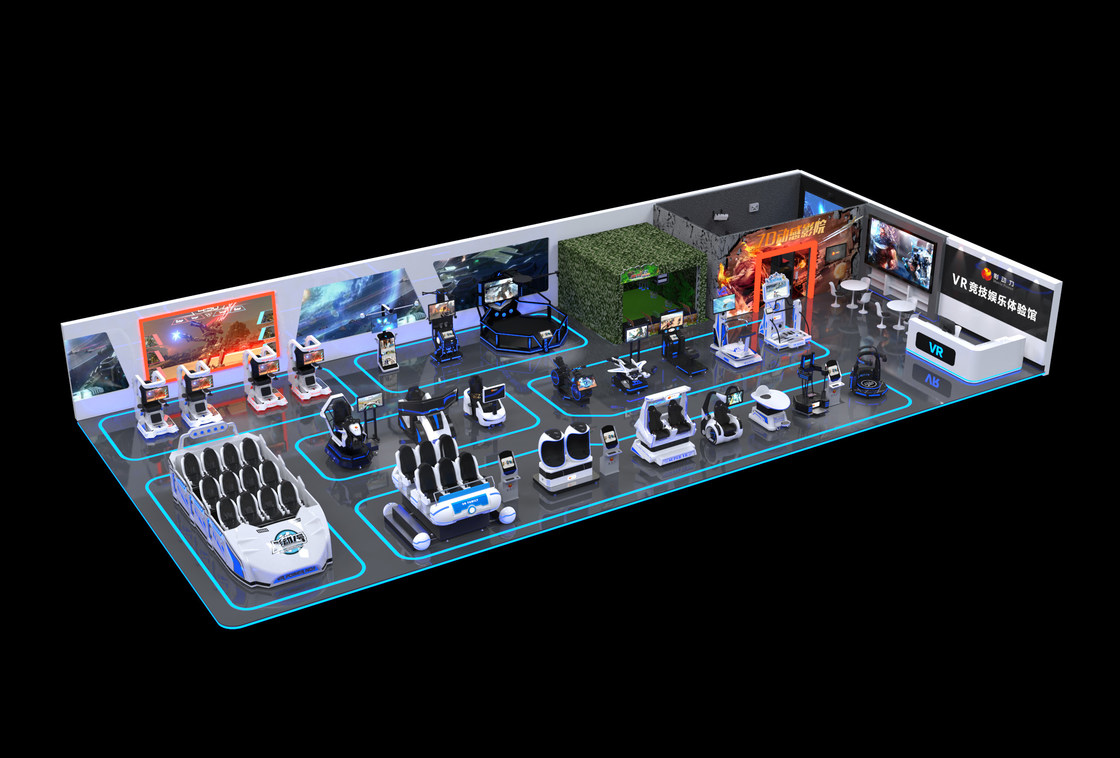 Outdoor VR children playground equipment VR theme park one stop design ...