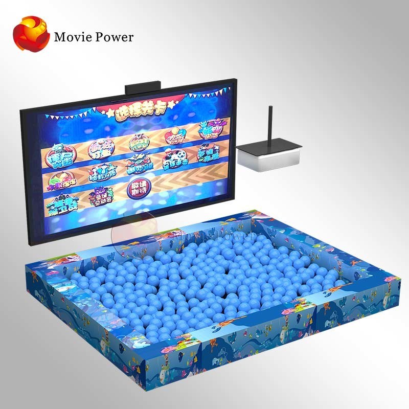 Entertainment Interactive Projection Ball Game Machine For Theme Park