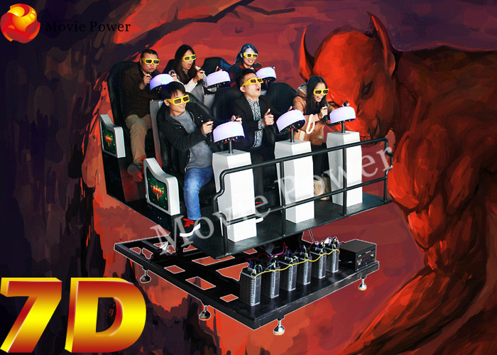 High Tech Virtual Reality 9D Action Cinemas For 6 DOF Servo Dynamic ...