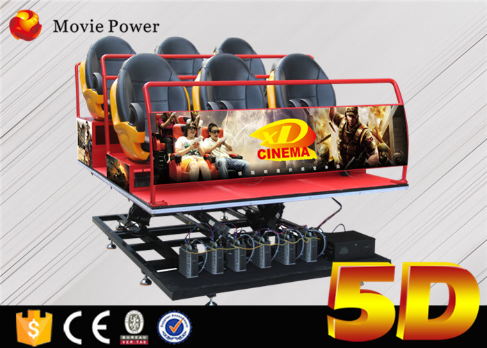 6Dof Flight Simulator Motion Platform 5D Movie Theater With 5d Chair 5d ...
