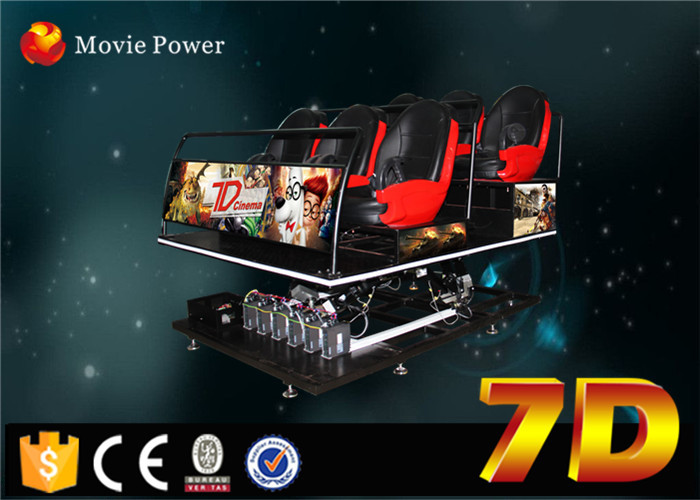 Accurated simulated motion ride 7d simulator with interactive game for Park