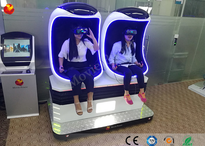 1 / 2 / 3 Seats Virtual Reality 9d Vr Cinema Egg Shaped Theater Simulator