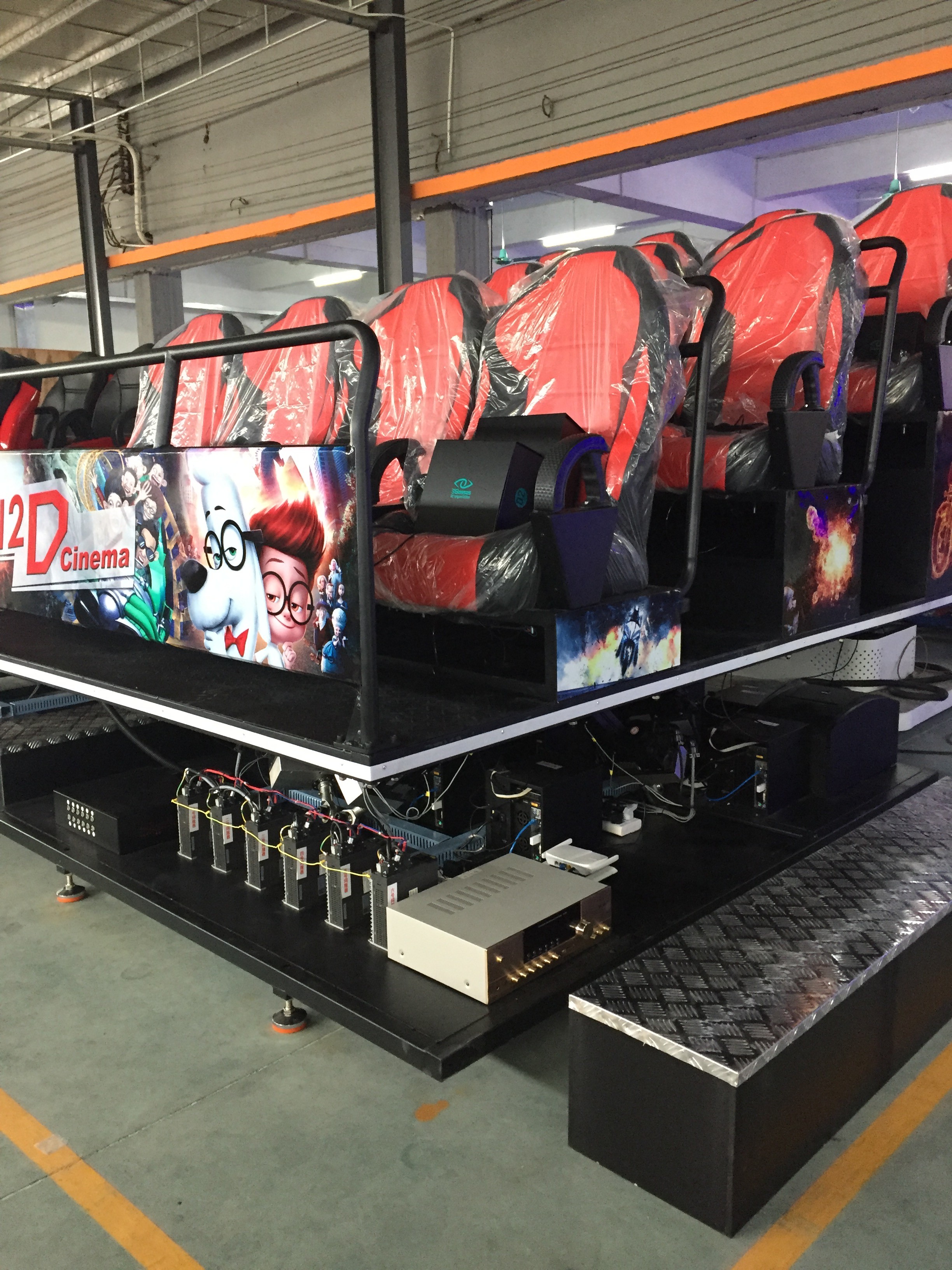 Profitable Business 5D Movie Theater Machine Dynamic Seat Theater Simulator