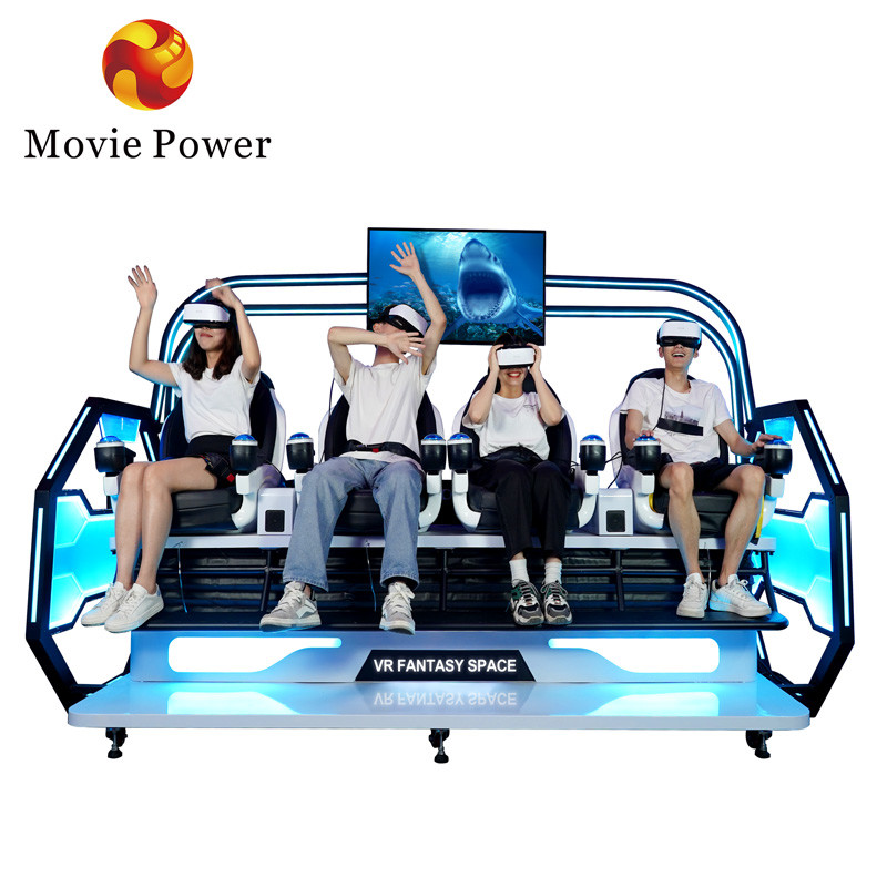Theme Park Roller Coaster 9d Vr Simulator 4 Player Arcade Machine 9d Vr ...