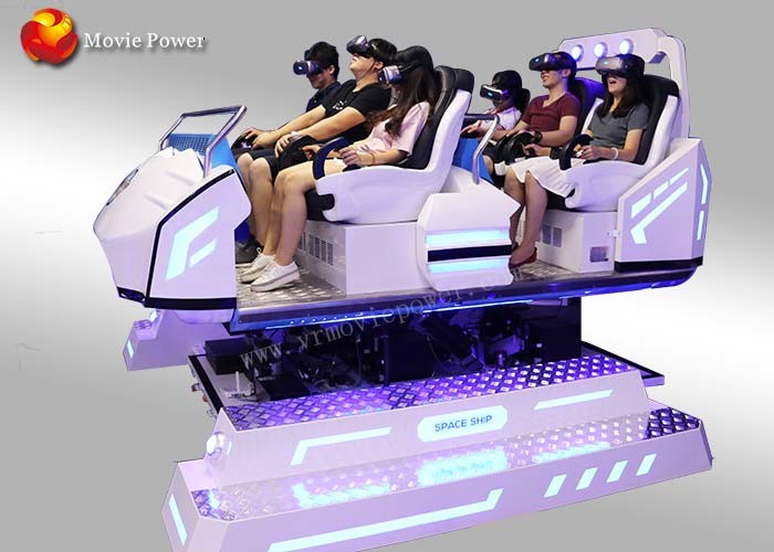 360 Degree View 6 Seater Cool Shape 9D Vr Cinema With Precise Motion ...