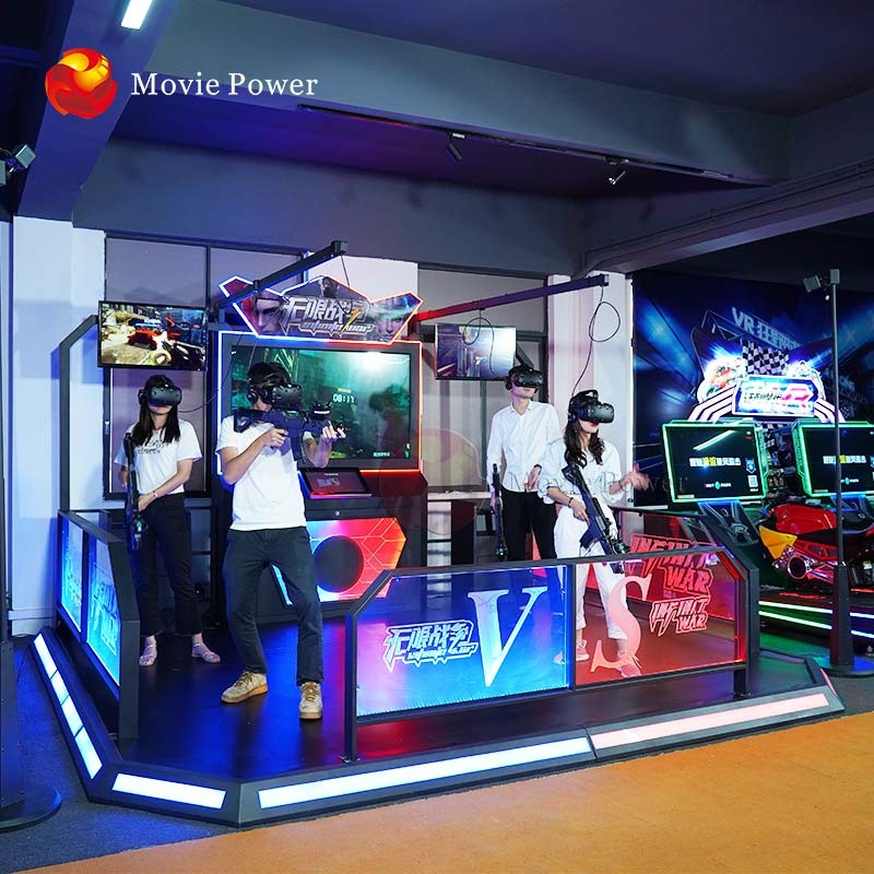 Steel Material VR Shooting Game Machine Simulator With HTC Vive Glasses