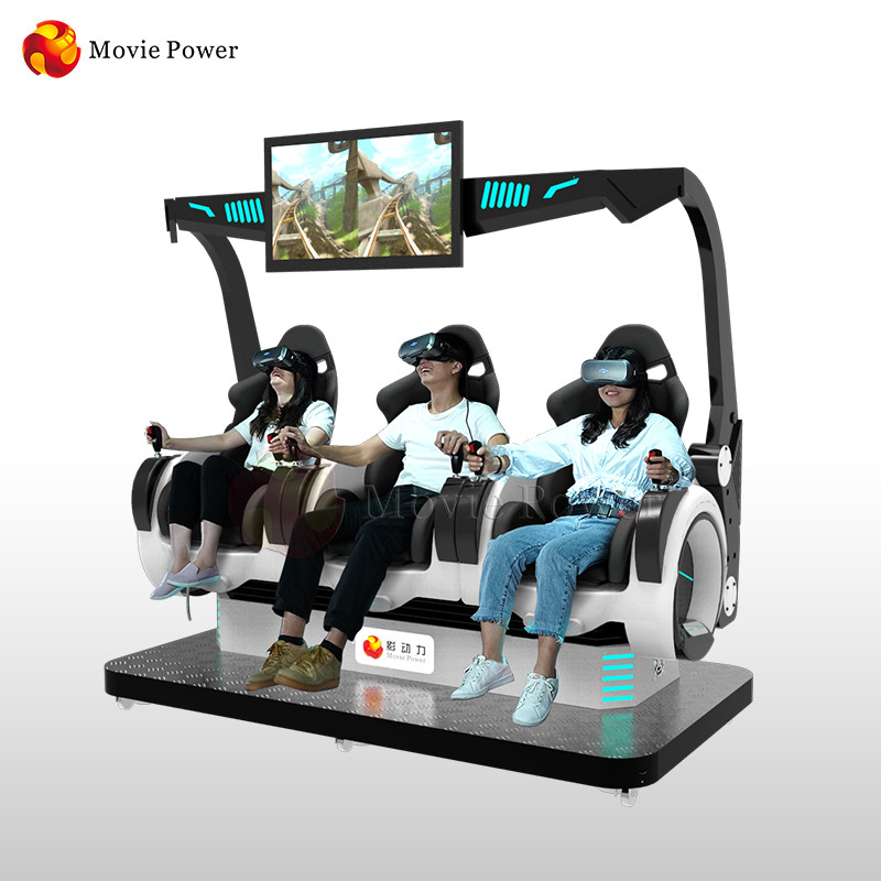 New Business Idea VR Coin Operated 3 Seats 9d Virtual Reality Cinema ...