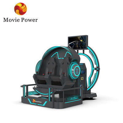 2 Seats 9d Roller Coaster Machines 360 Rotation Vr Cinema 360 Degree Flying Chairs Simulator