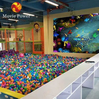 Kids Indoor Playground Park 3D Interactive Ball Game Big Floor Wall ...