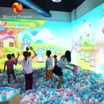 Kids Indoor Playground Park 3D Interactive Ball Game Big Floor Wall ...