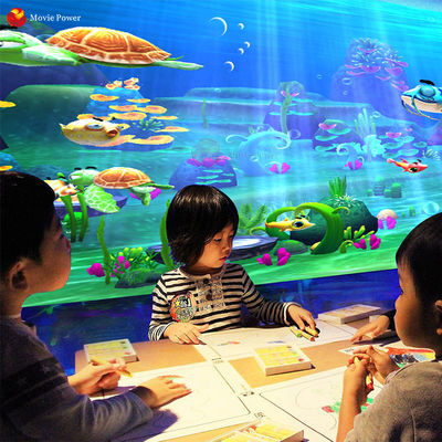 AR Interactive Motion Floor Games 3D Projector Hologram wall