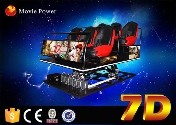 Accurated simulated motion ride 7d simulator with interactive game for Park
